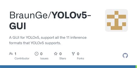 Github Braungeyolov5 Gui A Gui For Yolov5 Support All The 11