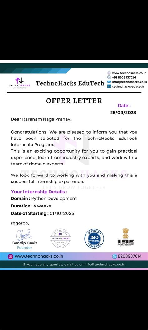 naga pranav k on linkedin technohacks edutech official sandip gavit