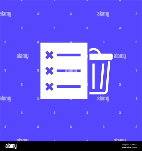 Files To Delete Icon Vector Stock Vector Image And Art Alamy