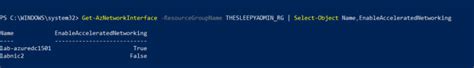 Enable Accelerated Networking On Existing Azure Vms Thesleepyadmins