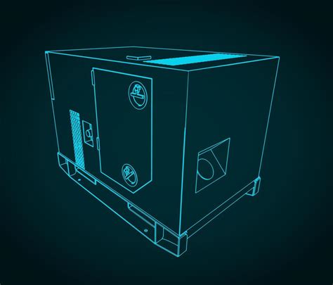 Military Generator Blueprint 54233391 Vector Art At Vecteezy