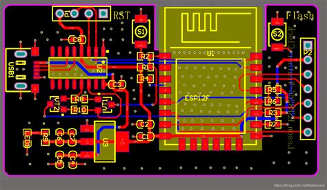 Esp8266 12f最小系统实现天气时钟esp12f最小电路 Csdn博客
