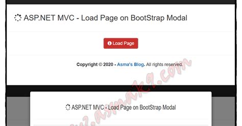 Aspnet Mvc Load Page On Bootstrap Modal Asmas Blog