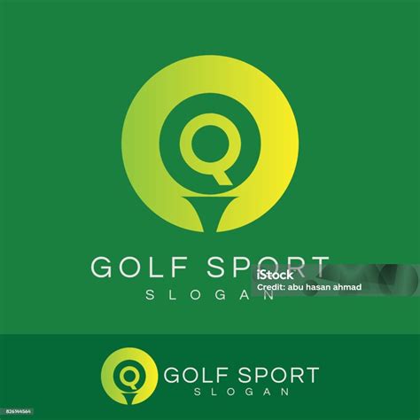 골프 스포츠 초기 편지 Q 아이콘 디자인 Championship에 대한 스톡 벡터 아트 및 기타 이미지 Championship 경쟁 골프 Istock