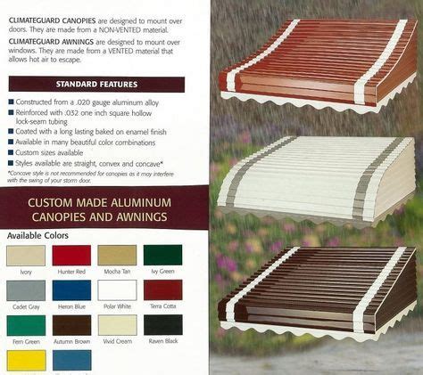 Gallery Of Aluminum Awning Colors Artofit