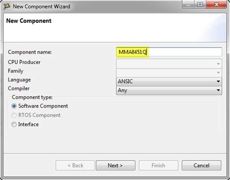 Tutorial Creating A Processor Expert Component For An Accelerometer