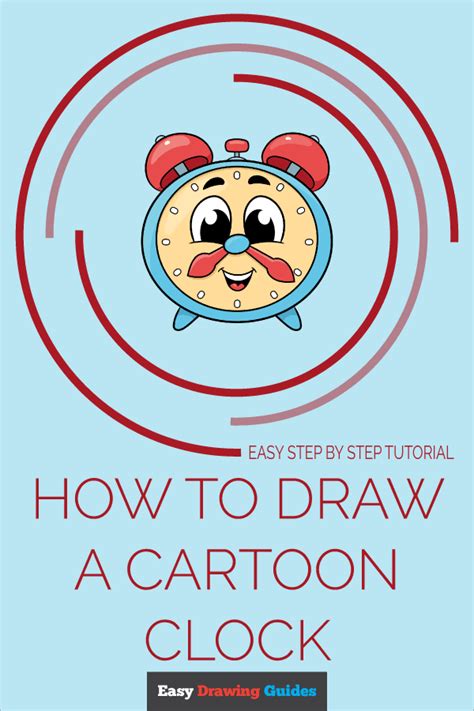 How To Draw A Cartoon Clock Really Easy Drawing Tutorial