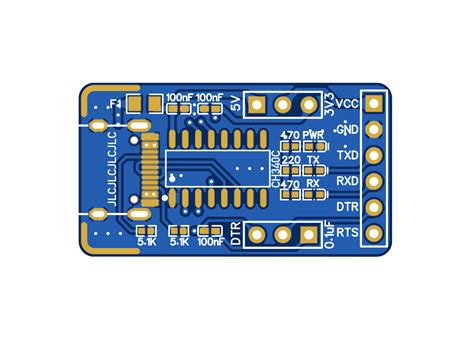 USB TTL CH C TYPE C 立创开源硬件平台