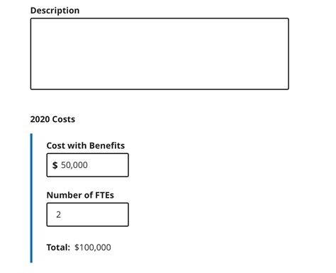 Show Calculated Total For Ftes Within The App · Issue 1824