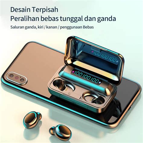 Jual Headset Bluetooth Wireless Layar LED Shopee Indonesia