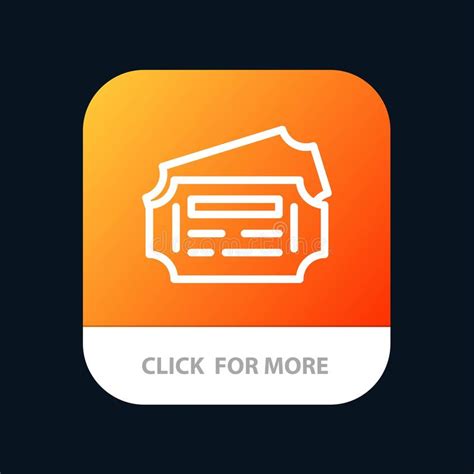 Train Ticket Station Mobile App Button Android And Ios Line Version