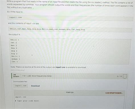 Solved Write a program that first reads in the name of an | Chegg.com