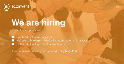 Ecoinvent On Linkedin Data Sustainability Hiring Hiringnow Ecoinvent Ecoinventdatabase