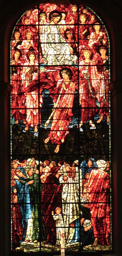 Stained Glass Window The Last Judgment By Edward Burne Jones