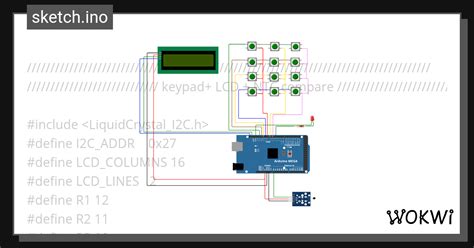 Key Pad Wokwi ESP STM Arduino Simulator
