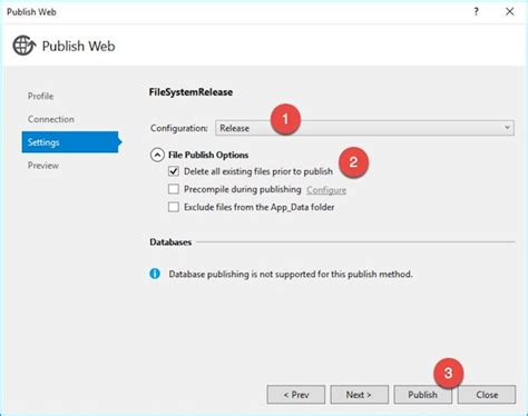 Configuring The Click Once Settings For Use With Deployment Scripts