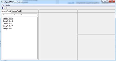 Eclipse RCP Tutorial For Beginners E Workbench Application O Planning Org