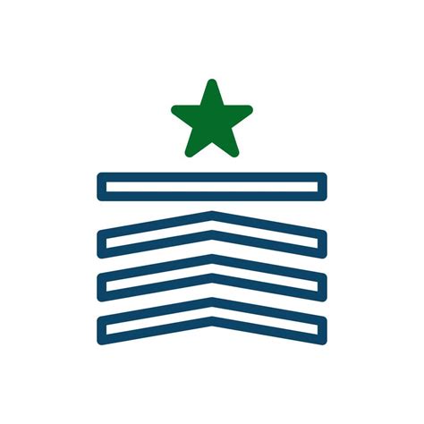 Badge Icon Navy Green Icon Navy Green Colour Military Symbol Perfect 30912363 Vector Art At