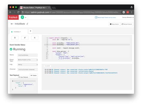 Real Time Dash Monitoring IoT Data Initial State