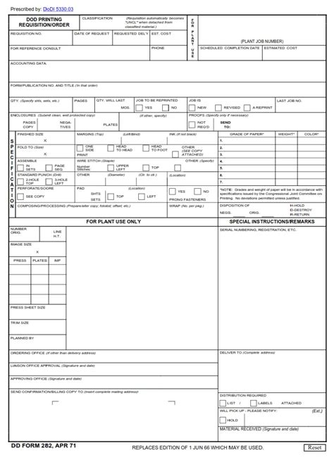 Dd Form 2982 Printable Form 2025