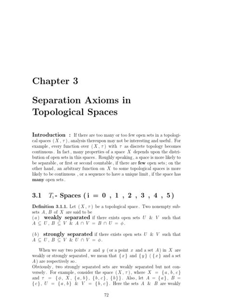 Class Note On Topology 72 91 Pdf Class Note On Topology 72 91 Pdf