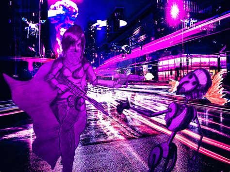 4 Sur 6 Cyberpunk Art Numerique By Augwin On Deviantart