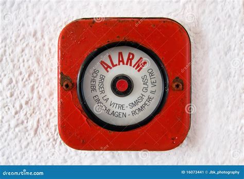 Break Glass Old Fire Alarm Stock Image Image Of Object Metal