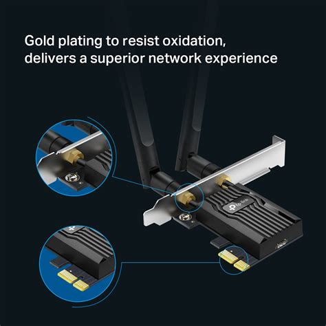 Tp Link Wifi Pcie Wifi Card For Desktop Pc Ax Archer Tx E Bluetooth Wpa