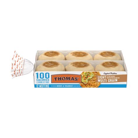 Thomas Light Multigrain English Muffins 12 Pk Bjs Wholesale Club