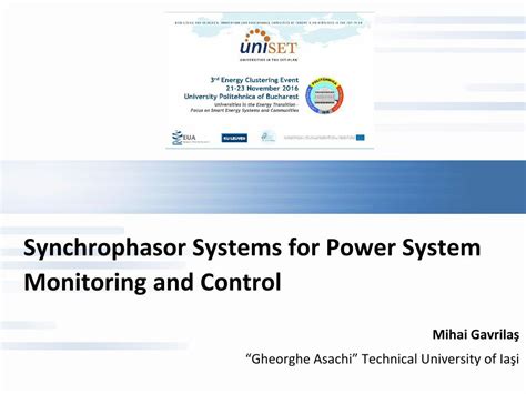 Pdf Synchrophasor Systems For Power System Monitoring And … Dokumen