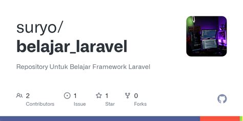 GitHub Suryo Belajar Laravel Repository Untuk Belajar Framework Laravel