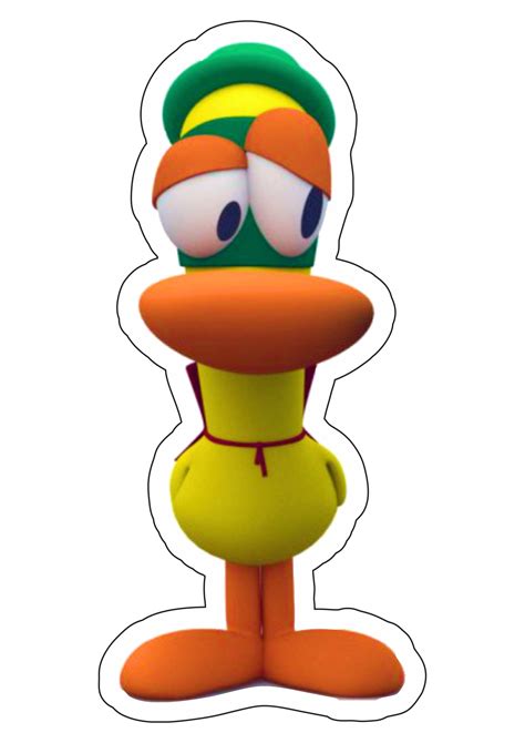 Personagens De Desenhos Animados De Pato Menina