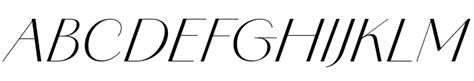 Amandine Light Italic Font Script Modern What Font Is