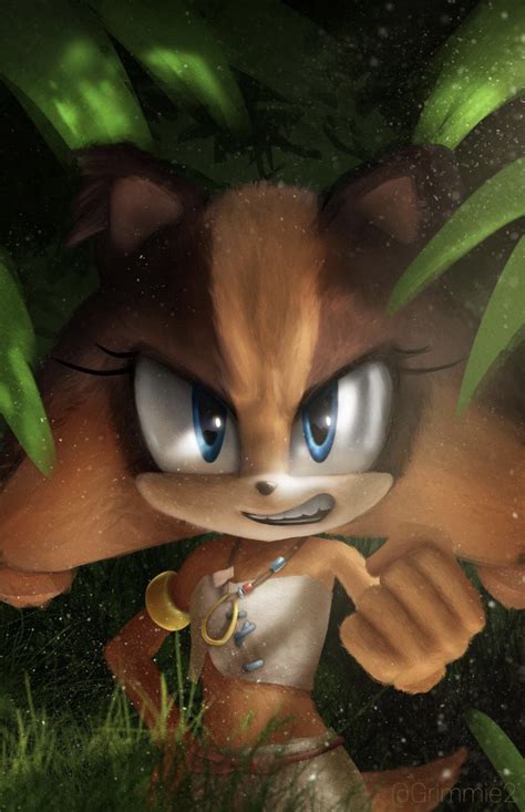 Heres A Render Of What Sticks Would Look Like If She Was In A Sonic
