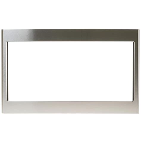Ge 27 In Trim Kit For Built In Microwaves Stainless Steel P C