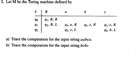 solved let m ﻿be the turing machine defined