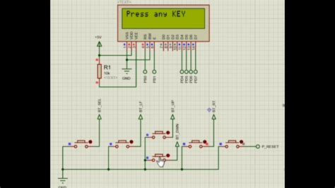 Proteus Arduino Lcd Keypad Shield Youtube