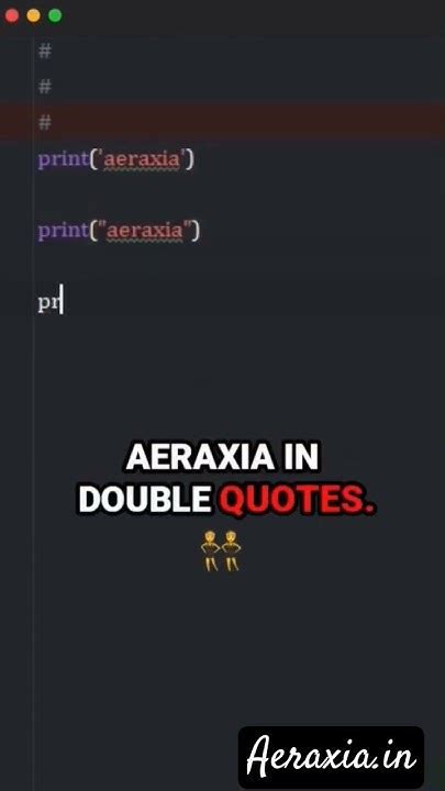 Why Single Double And Triple Quotations Are Used In Python Python Pythonlearning Programming