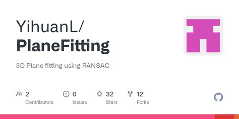 GitHub YihuanL PlaneFitting D Plane Fitting Using RANSAC