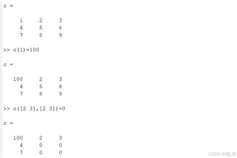 Matlab基本数学运算matlab计算 Csdn博客