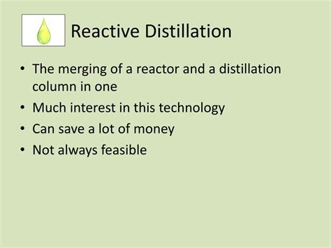 Ppt Modelling Of The Production Of Biodiesel By Reactive Distillation