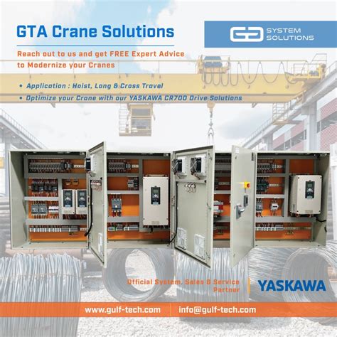 Gulf Tech Automation On Linkedin Cranesolutions Modernization Hoisttechnology Yaskawacr700…