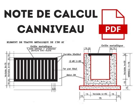 Note De Calcul Caniveau