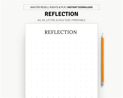Reflection Printable Notes Page Notes Template Note Taking Writing