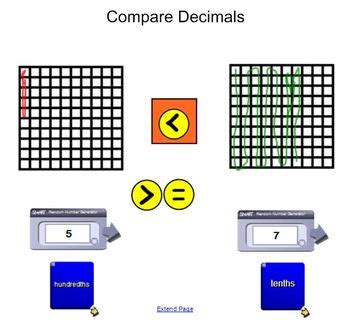 Decimal Models And Compare By Cmcelraft TPT