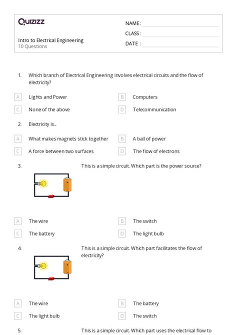 Printable Engineering And Science Practices Worksheets Quizizz