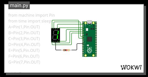 Number Single Digit Countdown Wokwi ESP32 STM32 Arduino Simulator