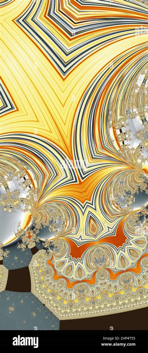 Abstract Computer Generated Fractal Design A Fractal Is A Never Ending