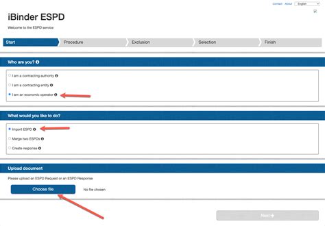 Access And Use Espd Ibinder