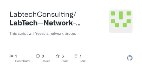 Github Labtechconsulting Labtech Network Probe Reset This Script Will Reset A Network Probe